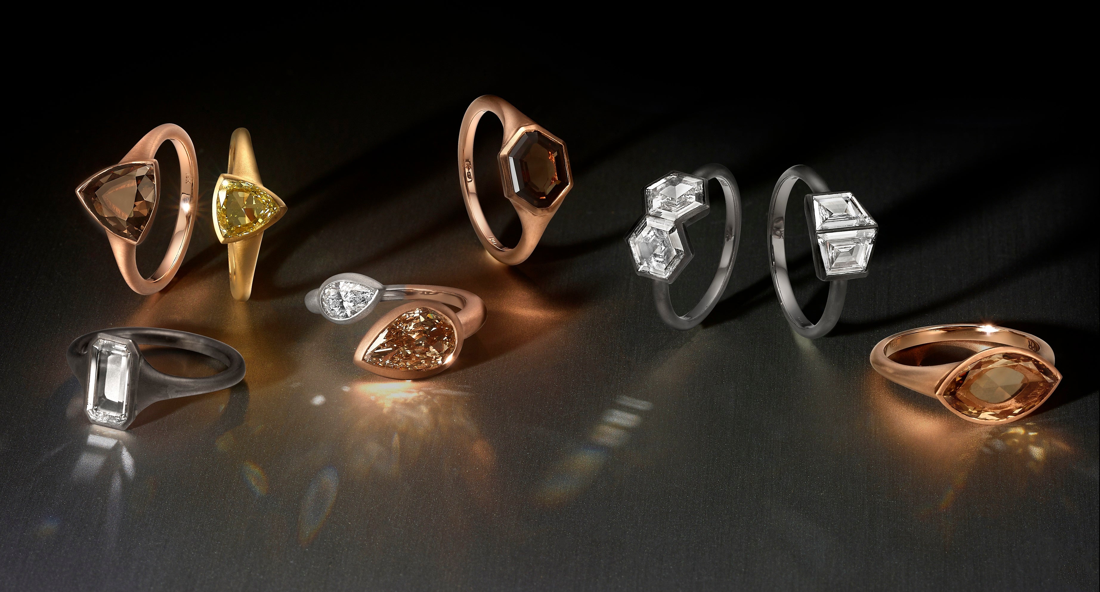 Fancy Portrait cut Diamond Rings | THE PRIVATE ROOM JEWELRY – The ...