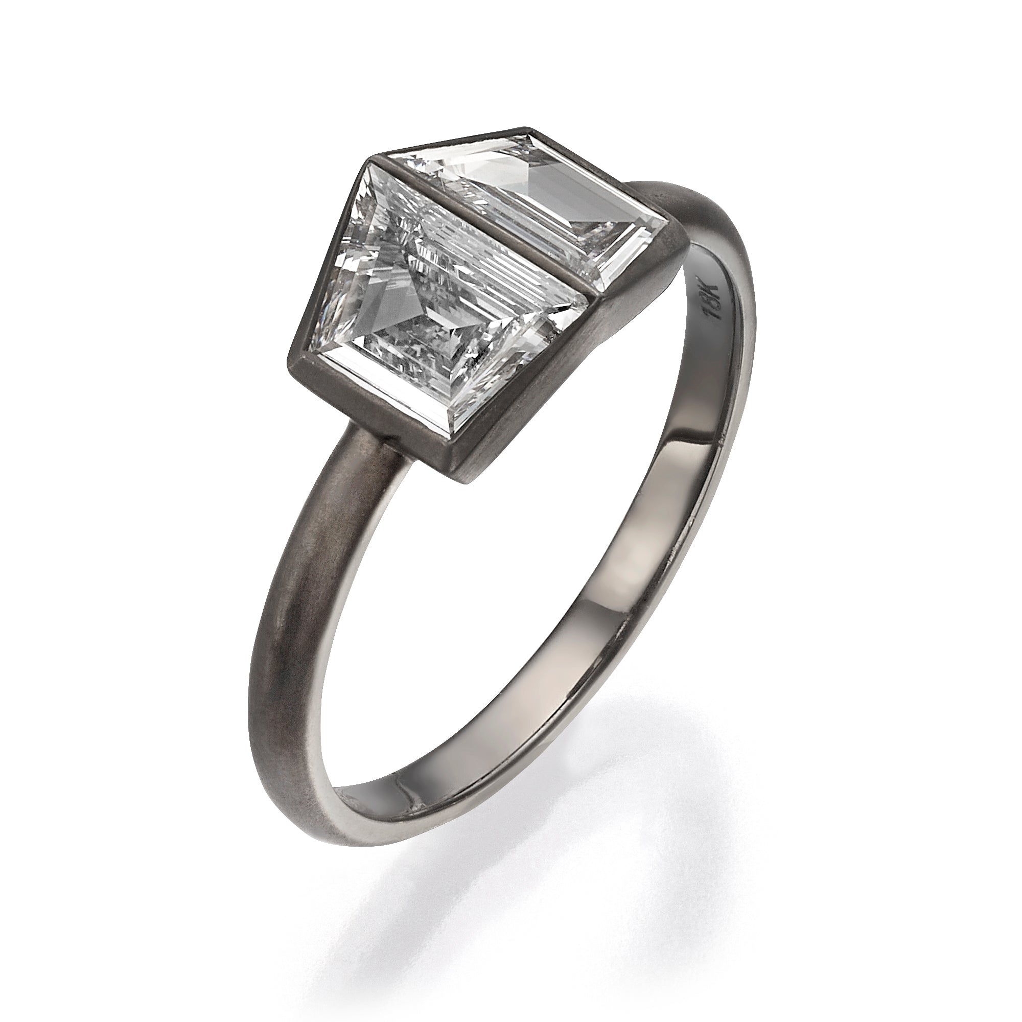 Trapezoids Fancy Ring 18k Gold | THE PRIVATE ROOM JEWELRY – The Private ...