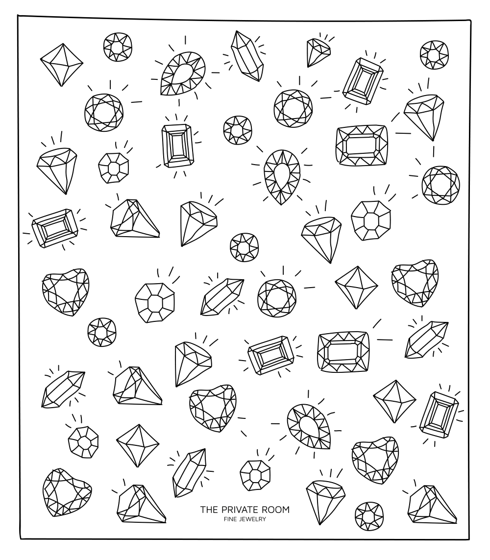 coloring pages of jewelry